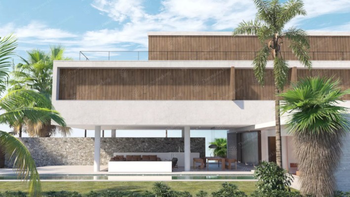 Layout options for thermo birch cladding boards (Wood+Stone ...